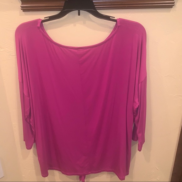 Cupio | Tops | Cupio Shirt Xl Raspberry | Poshmark